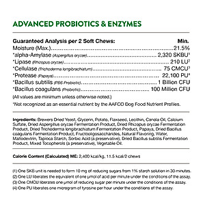NaturVet – Advanced Probiotics & Enzymes - Plus Vet Strength PB6 Probiotic – Supports and Balances Pets with Sensitive Stomachs & Digestive Issues – for Dogs & Cats 240 ct