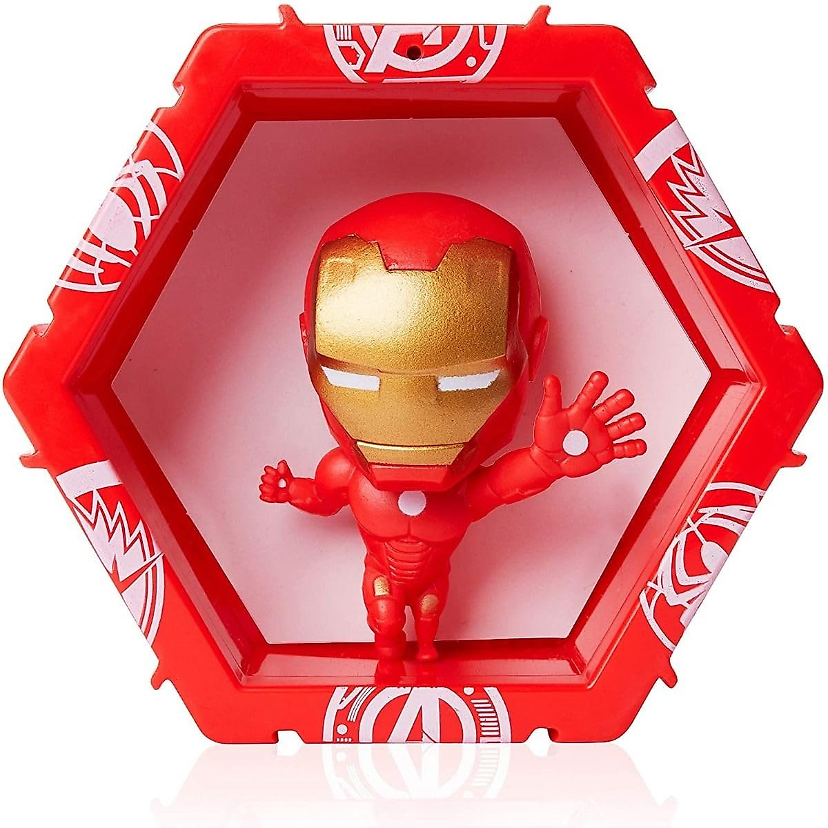 WOW! PODS Avengers Collection - Ironman | Superhero Light-Up Bobble-Head Figure | Official Marvel Collectable Toys & Gifts