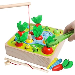 Skrtuan Wooden Toys Carrot Harvest