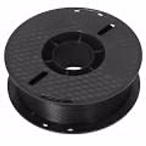 3D Printer Filament 1.75mm 1kg PLA Filament Environmental Friendly Smokeless Odorless 3D Printer Consumable,Smokeless PLA Filament 3D Printing Filament Supplies (Black)