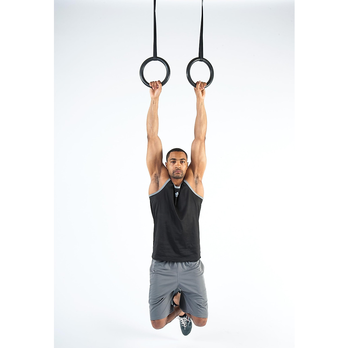 Black Mountain Products 1200lbs Rated Multi-Use Exercise Gymnastics Rings
