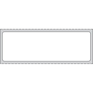 PDC Healthcare THERMD42 Paper Labels for Thermal Printers, Permanent Adhesive, Direct Thermal Labels, Compatible with Eltron LP, TLP Series and Other Printers, 3" Width x 1" Length, 1" Core Size, White (Case of 10400)