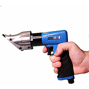 Pneumatic Metal Shear Cutter and Scissor Cutting Air Power Tool, Capacity: Steel-1.2mm, Alum.-2.4mm, Free-Speed: 2,500, (Sumake ST-M5030)