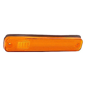 AutoandArt Brock Replacement Front Signal Side Marker Light Lamp Compatible with 1973-1979 F100 F150 F250 Pickup Truck