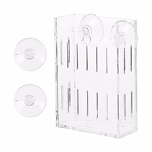 Mipcase Aquatic Plant Cup- Acrylic Fish Tank Water Plants Planter, Aquarium Planter Holder with Suction Cup, Aquarium Fish Tank Frame