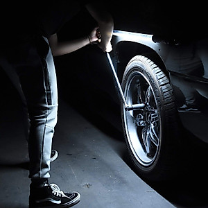 NEIKO 40447A Rechargeable Cordless Underhood Work Light, 202 SMD LED Light Bar with Max 1,200 Lumens, Li-Ion Battery, and 2 Brightness Modes