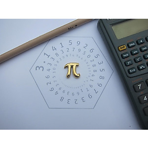 Jim Clift Design Pi Gold Lapel Pin - 100 Count