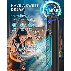 Evaporative Cooler, 46" Air Cooler Fan with Remote, 3-IN-1 Swamp Cooler, Night light, Oscillating, Humidifying, 3 Modes, 3 Speeds, 8H Timer, 2 Ice Packs, Portable Air Conditioner for Home Bedroom