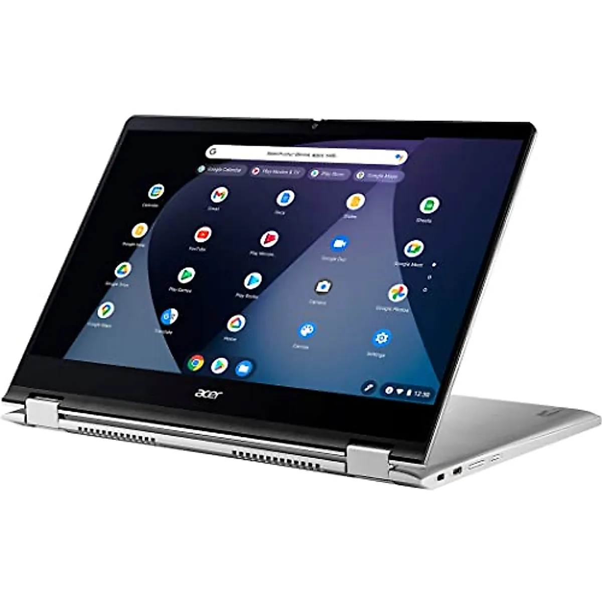 Acer Chromebook Laptop Touchscreen Flip 14inch FHD IPS Display| AMD Ryzen 3 5125C| Google Chrome| Backlit Keyboard| Wi-Fi 6| Bluetooth| Two USB Type-C| FHD Camera| 2 in 1| Cloth