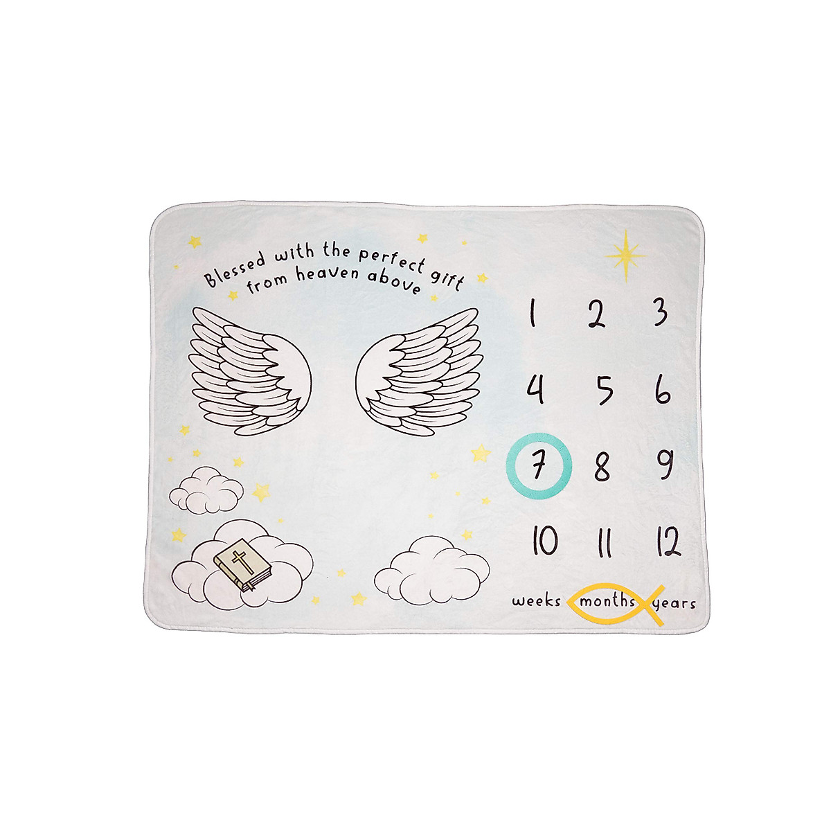 TSCTBA AOLDHYY ulu Christian Angel Wings Baby, Unisex, Monthly Garden Sculpture Outdoor Decoration