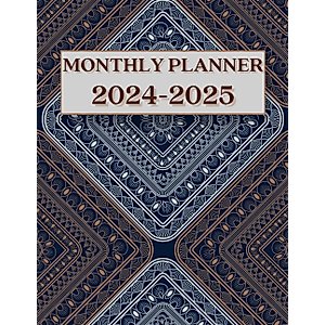 2024-2025 Monthly Planner 2 years: 24 Months Planner,January 2024 to December 2025, 2-Year Calendar & Monthly Planner- 8.5x11 inches, |Theme: Professional|