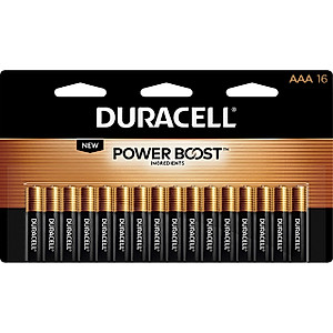 Duracell - CopperTop Alkaline Batteries with Duralock Power Preserve Technology, AAA, 16/Pk MN2400B16Z (DMi PK
