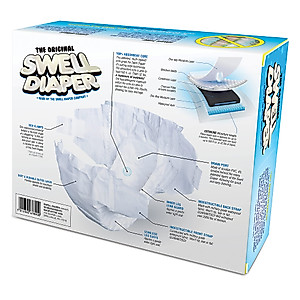 Laughing Smith® Swell Baby Diaper – Prank Gift Box – Gag Gift Boxes for First Time Parents Presents & Funny Hilarious Joke Gift Box to Wrap Your Real Present