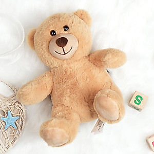 BenBen Teddy Bear Stuffed Animals, 8 inch Teddy Bear Bulk, 2 Pack Baby Bear Plush Toy for Baby Shower Decoration, Gift for Boys Girls, Girlfriend, Birthday