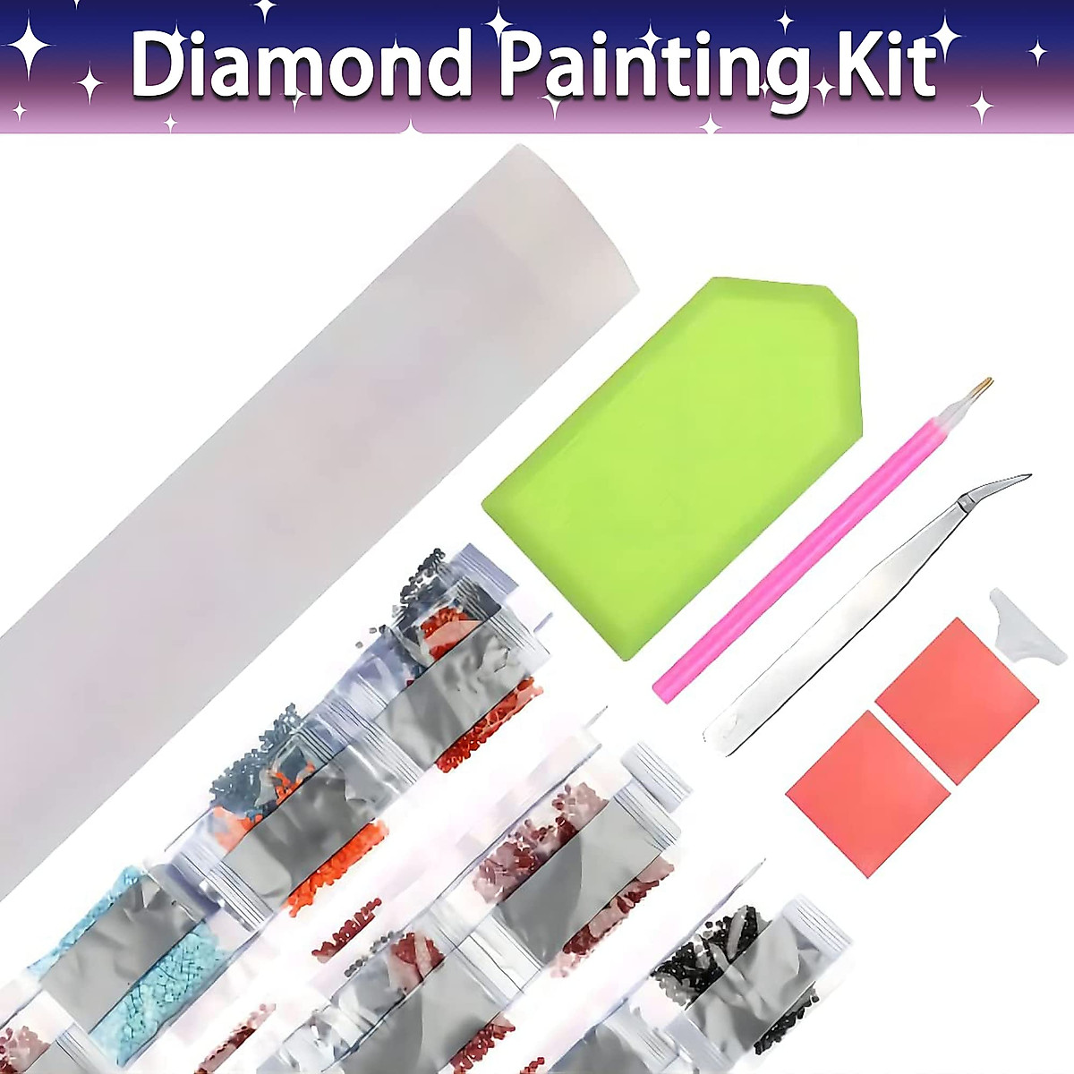 Diamond Art Painting Kits for Adults-Diamond Painting Kits,DIY 5D Square Full Drill Art Perfect for Wall Decor(12x16inch)