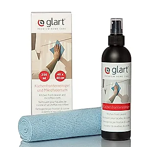 Glart kitchen cupboard door cleaner 250ml and universal waffle cloth