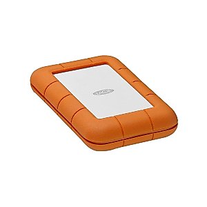 LaCie 2TB Rugged Thunderbolt USB-C External Hard Drive, Orange
