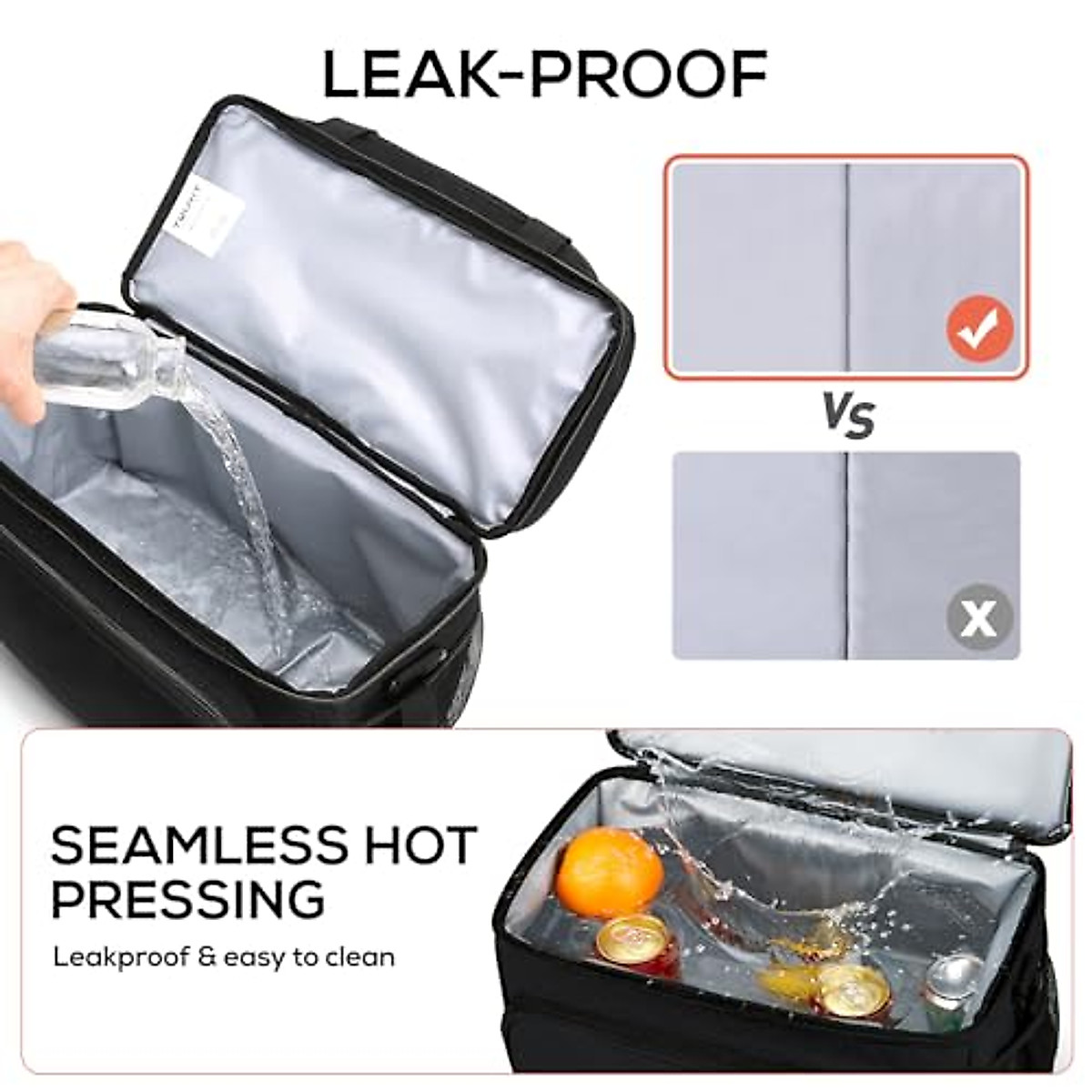 TOURIT Insulated Cooler Bag 36-Cans Large Lunch Cooler Travel Cooler 28L Soft Sided Cooler Bag for Men Women to Picnic, Camping, Beach, Work