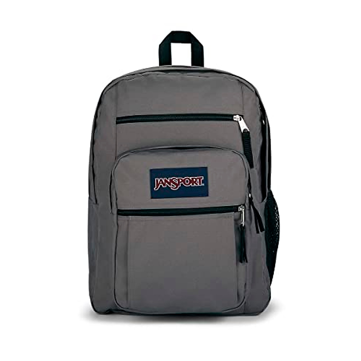 JanSport Big Student Laptop Backpack for College Students, Teens, Graphite Grey Computer Bag with 2 Compartments, Ergonomic Shoulder Straps, 15” Laptop Sleeve, Haul Handle - Rucksack