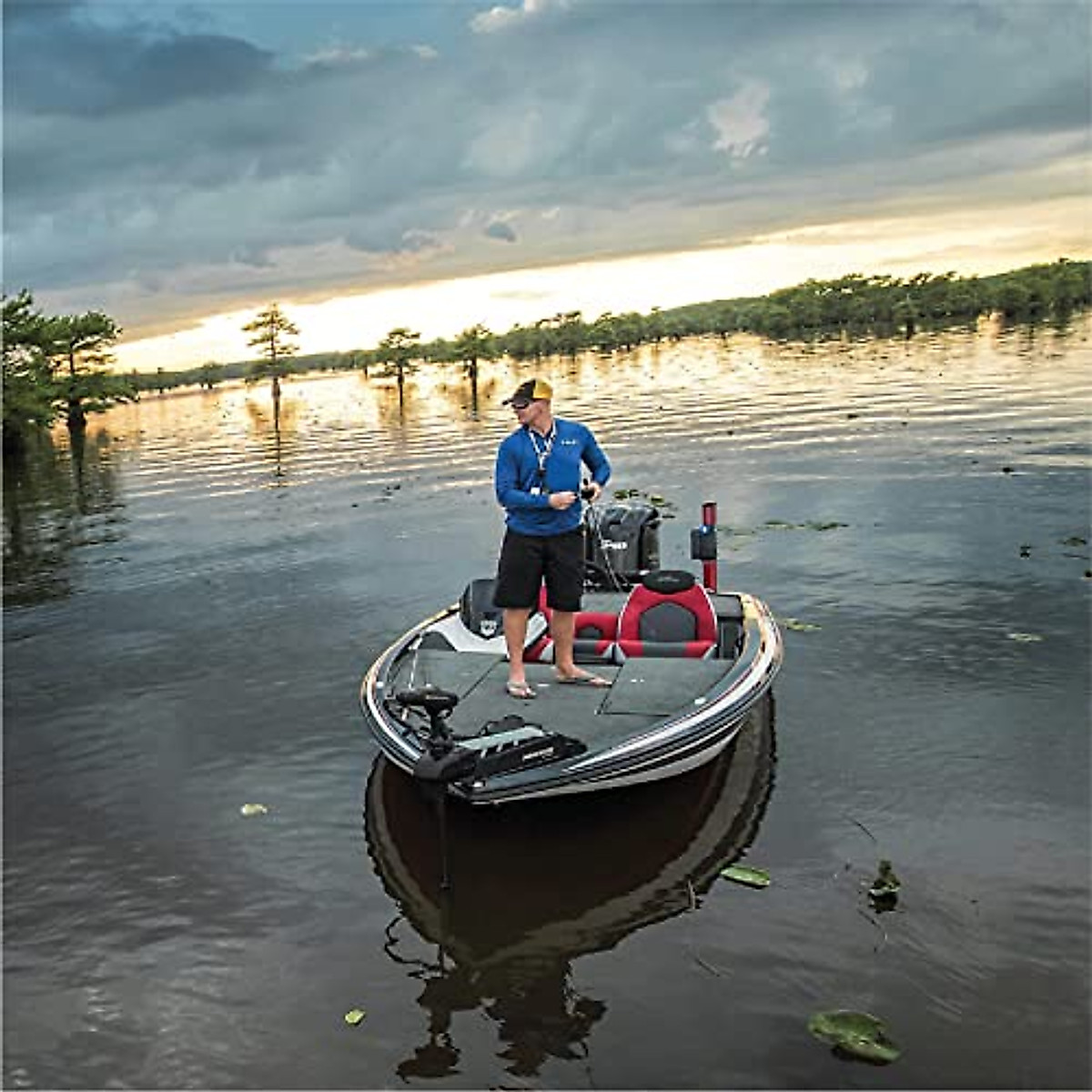 Minn Kota 1368871 Ultrex Freshwater Cable & Electric-steer Bow-Mount Motor with MEGA Down Imaging, Digital Maximizer & i-Pilot GPS, 112 lbs Thrust, 52" Shaft,