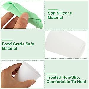 WOPPLXY 6 Pack Ice Cream Containers, 8Oz Freezer Storage Tub with Silicone Lids, Reusable Ice Cream Storage Containers for for Homemade Ice Cream, Sorbet, Dessert - Blue, Red, Green, Orange