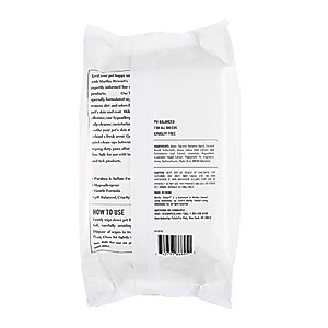 Martha Stewart for Pets Itch Relief Grooming Wipes for Dogs | Hypoallergenic Dog Wipes, 100 Count | Relieving Anti Itch Dog Grooming Wipes for All Dogs