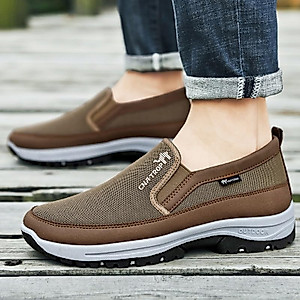 Cna Trop Orthopedic Shoes for Men, Fosterry Mens Slip On Shoes, Zapatos Ortopédicos Para Hombre, Sketchers Columbia Shoes Men，Merrell Slip On Shoes for Men, Skechers Slip Ins Brown