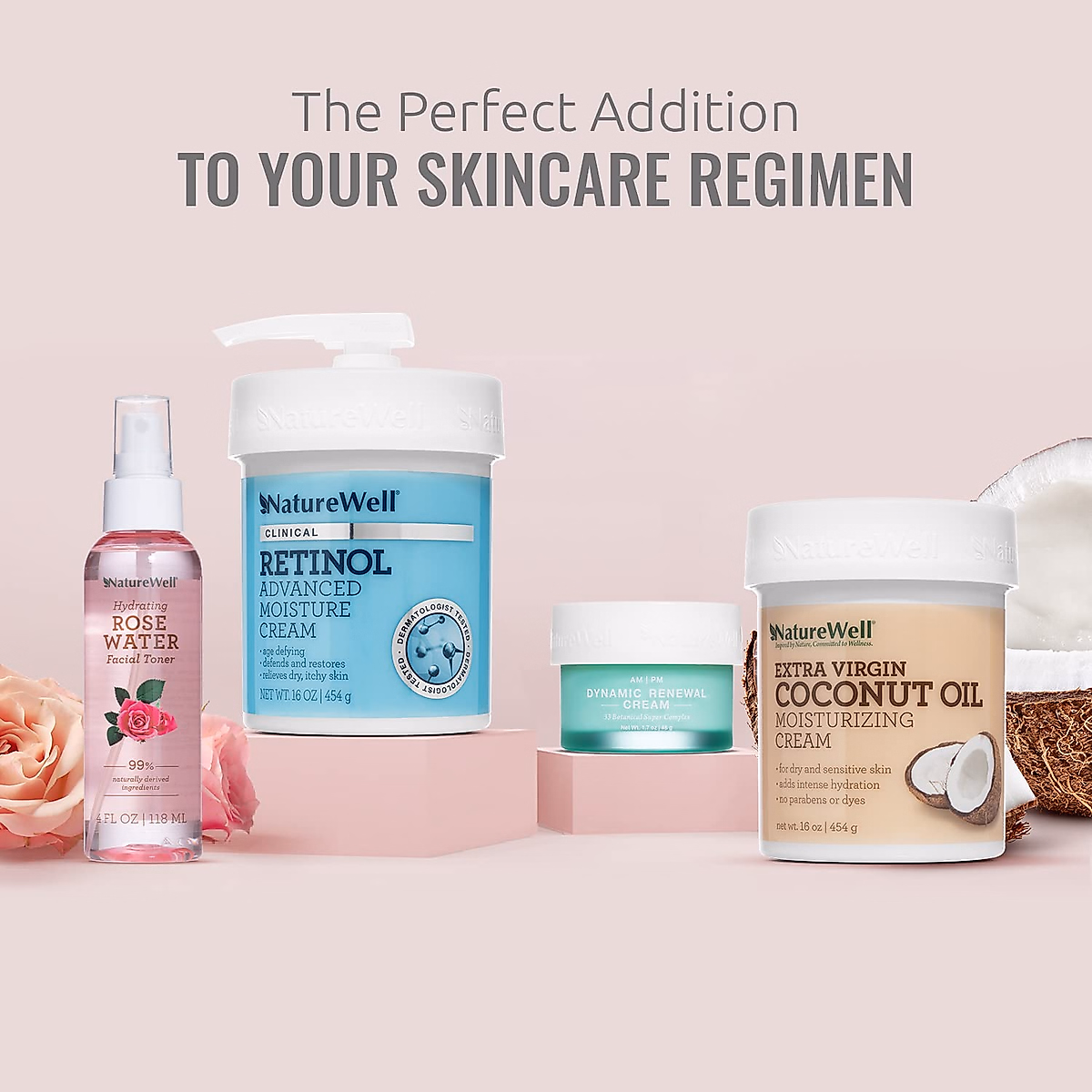 NATURE WELL Clinical Probiotic Reinforcing Moisture Cream for Face, Body, & Hands, Supports Skin's Microbiome with Powerful Probiotic Extracts & Skin Superfoods, 10 Oz