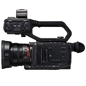 Panasonic X2000 4K Professional Camcorder with 24x Optical Zoom, WiFi HD Live Streaming, 3G SDI Output and VW-HU1 Detachable Handle, HC-X2000 (USA Black)