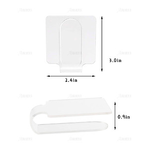 AUEAR, 3 Pack Professional Makeup Hand-held Palette Mixing Tray Clear Acrylic Nail Art Manicure or Foundation Eye Shadow Cremes Powders and Cosmetics