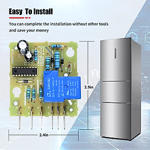 4388931 Refrigerator Main Control Board W10352689 Adaptive Defrost Board Compatible with Whirlpool Kenmore Maytag Kitchenaid, Fits Model WPW10352689 W10352689 PS11753571 AP6020253 AP3109393, Ytpoools