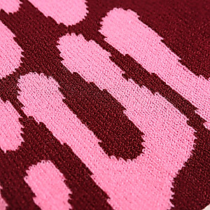 TaowaveWomen Beanie Y2k Hat,MEA Culpa Graphic Beanies Designs,Winter Hat Knit Skull Cap Gray Blue (Gray Blue)