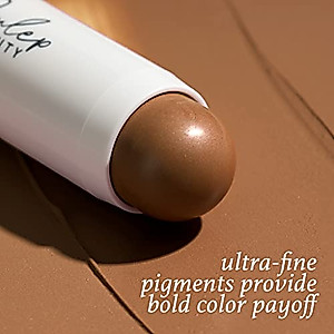 Julep Skip The Brush Cream to Powder Blush Stick - Neutral Bronze - Blendable and Buildable Color - 2-in-1 Blush and Lip Makeup Stick