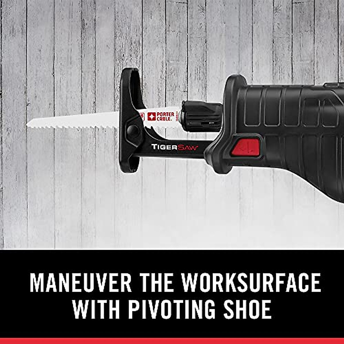 PORTER-CABLE Reciprocating Saw, 8.5-Amp, Variable Speed Trigger with Orbital Action, Corded (PC85TRSOK)