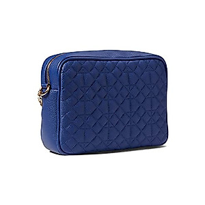 Anne Klein Quilted Camera Crossbody Cobalt One Size