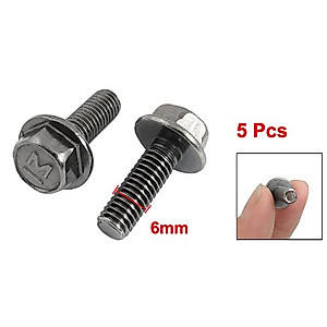 uxcell 5Pcs 6mm Thread Reverse Screws for Cutting Machine