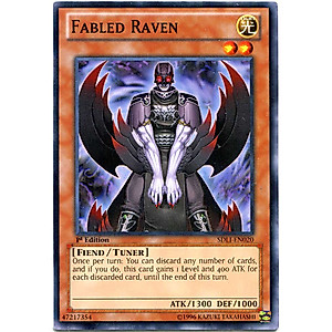 Yu-Gi-Oh! - Fabled Raven (SDLI-EN020) - Structure Deck: Realm of Light - 1st Edition - Common