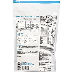 King Arthur Gluten-Free Pancake Mix, Non-GMO Project Verified, Kosher, 15 Ounces, Packaging May Vary