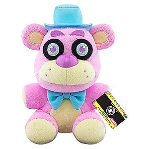 Funko FNAF Spring Pastel Colorway Plush Set of 5 - Cupcake, Foxy, Freddy Blue and Freddy Pink, Foxy Blue and Foxy Purple