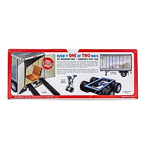 AMT Big Rig Semi-Trailer - 1/25 Scale Model Truck Kit - Buildable Hauler for Kids and Adults (AMT1164)