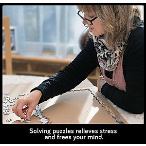 A2PLAY USA Map Puzzle 1000 Piece for Adults, United States of America, Patriotic Jigsaw Puzzle & Bonus Fact Poster, Premium Materials, 27.5 x 19.7 in