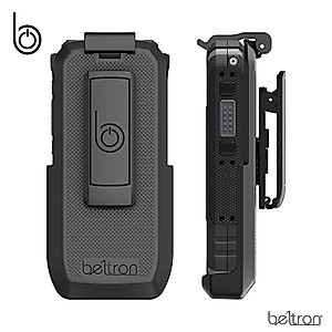 BELTRON Heavy Duty Rotating Belt Clip Holster for Sonim XP5S XP5800 (AT&T FirstNet Sprint) Secure Fit & Quick Release Latch (Durable Reliable & Lightweight) - NOT for XP5