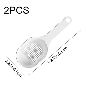 2 Pcs Flour Dusters Fine Mesh Flour Sifters Simple Design Sugar Shakers for Kitchen Cooking