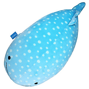 Vintoys Very Soft Blue Whale Shark Big Hugging Pillow Plush Doll Fish Plush Toy Stuffed Animals 27"