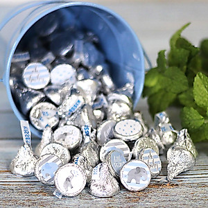 Blue Elephant Baby Shower Favor Stickers - 180 Labels