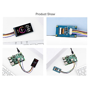 waveshare 1.9inch LCD Display Module 170×320 Resolution 262K Display Colors IPS Screen for Raspberry Pi, Arduino, STM32,Embedded ST7789V2 Driver Chip,SPI Interface