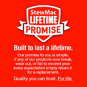 StewMac Neck Shims for Guitar, Made of Solid Maple, For Bolt-on Neck, Shaped, Set of 3, American Made