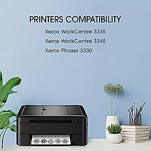 MasaiMara 106R03622 Compatible Toner Cartridges Replacement for Xerox Phaser 3330 WorkCentre 3335 3345 3335dni 3345dni 106R03621 Toner – High Yield 8,500 Pages (Black, 2Pack)