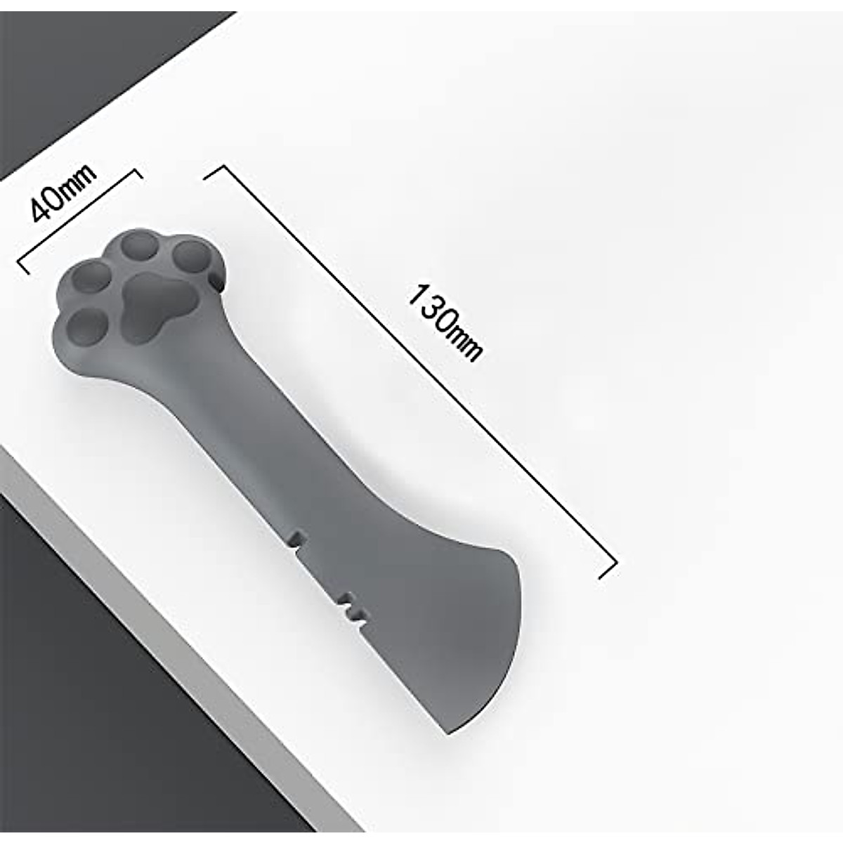 CUITIBI Small Spoon For Short Can, Cat Food Spoon, Wet Food Spoon For Dog Or Cat, Open Can With Spoon, Manual Can Opener(Gray)