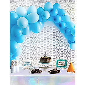 JIANGLAI Disco Ball Foil Curtain 2 pcs and 1 Piece Party Tablecloth- Last Disco Bachelorette Party Decorationsfor 60s 70s 80s 90sDisco Birthday Party Backdrop, Wedding (Sequin Silver)